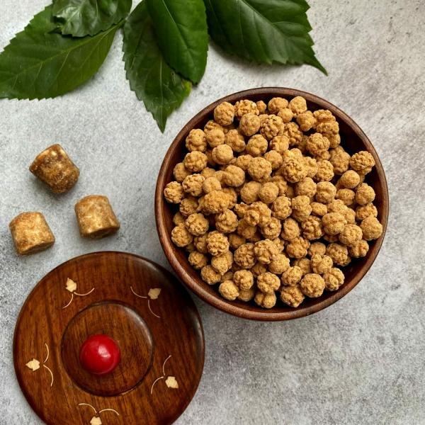 Veganic Gur Chana | Gud Coated Chane | | Roasted Jaggery Chickpeas ...