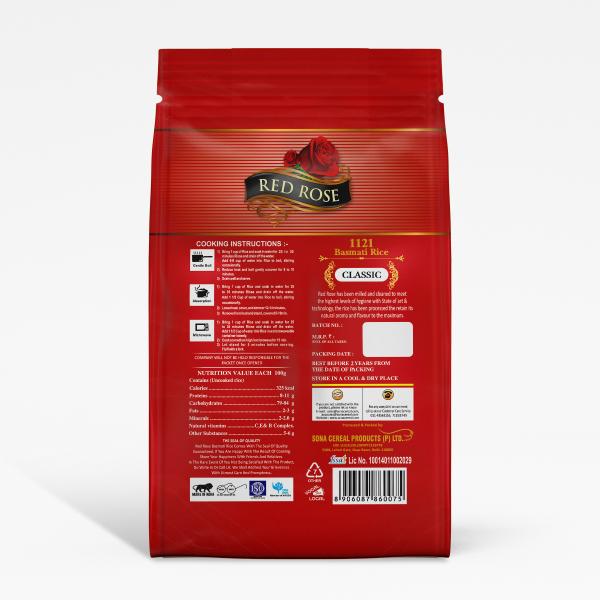 RED ROSE CLASSIC BASMATI RICE, 1 KG - JioMart