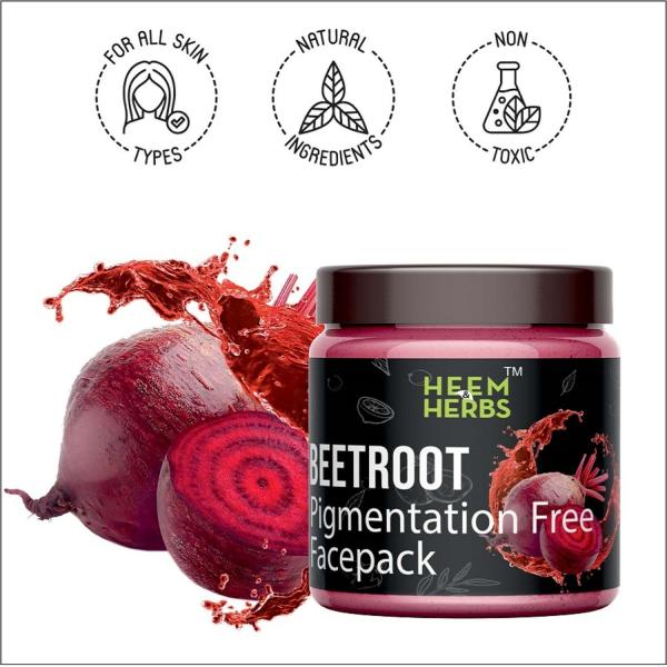 HEEM & HERBS BEETROOT PIGMENTATION FREE FACEPACK PACK OF 2 - JioMart