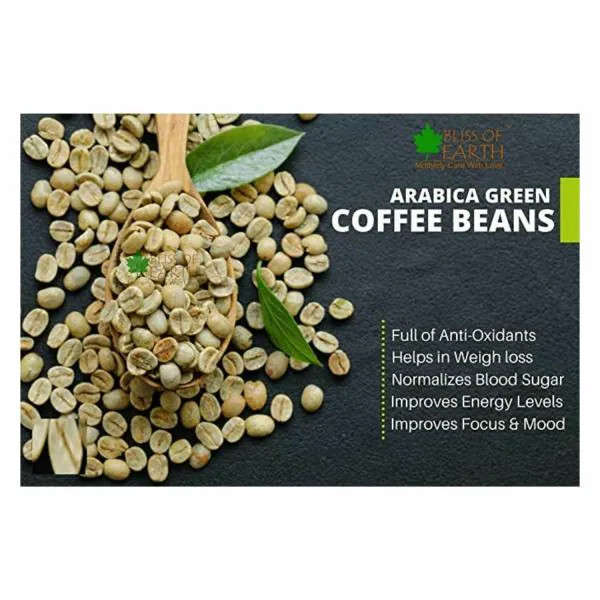 Bliss of Earth Organic Arabica Green Coffee Beans, 250GM - JioMart