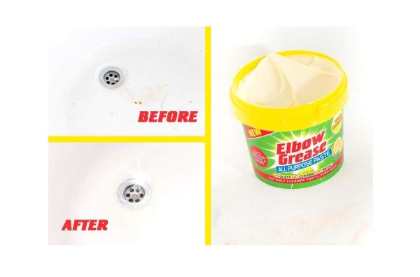 Elbow Grease All Purpose Paste Kitchen & Bathroom Cleaner Lemon Fresh ...