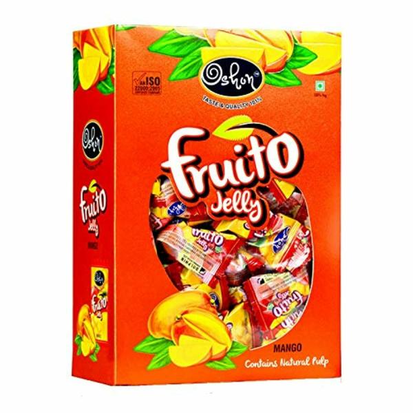 Oshon Jelly Natural Fruit Flavor Mango 400 G - JioMart