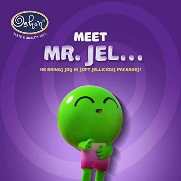 Oshon Jelly Natural Fruit Flavor Mango 400 G - JioMart
