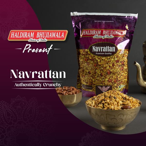 Haldiram Bhujiawala Navrattan Namkeen Heterogeneous Flavour- Pack of 4 (400 Grams) Each - JioMart