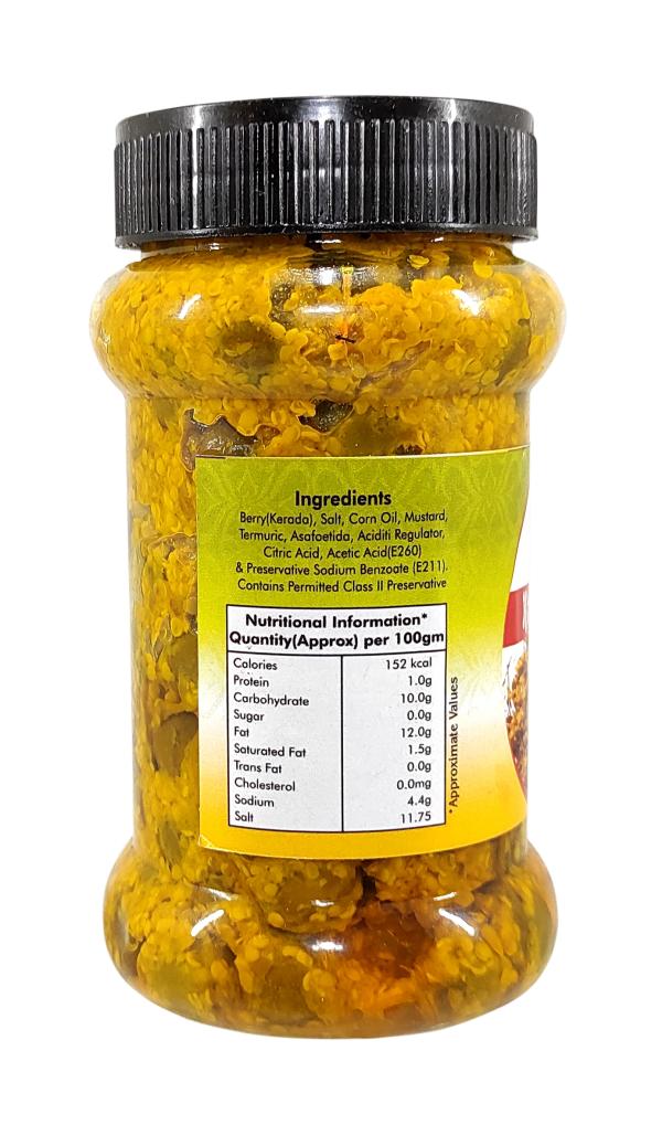K3 Masala Kerda (Berry) Pickle 250gm. (Pack of 1) - JioMart