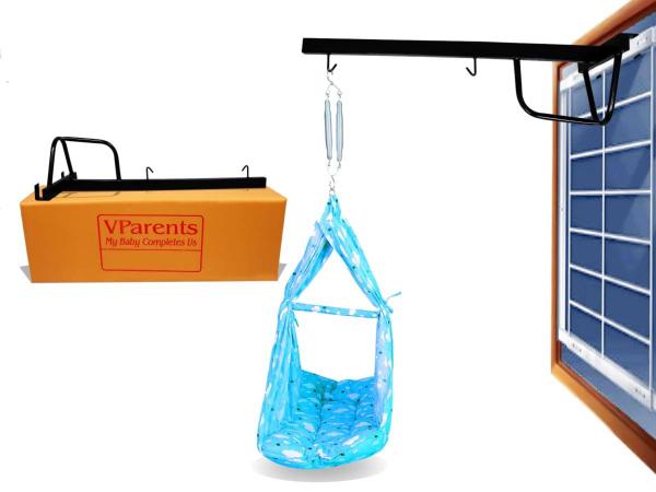 Vparents Black Cotton Window Cradle Hanger - JioMart