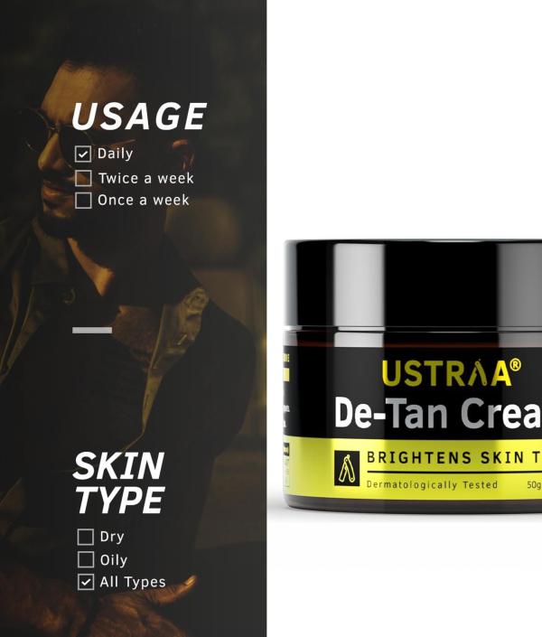 USTRAA De-Tan Cream 50g - JioMart