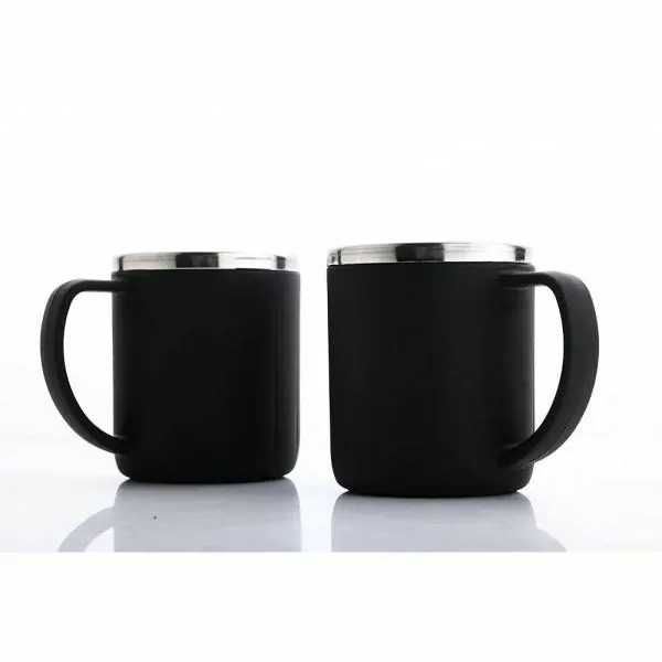 GANESH Happy Time Coffee,Tea Mug Plastic with Insulated Steel Inner Cup ...