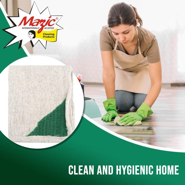 Mazic Green Floor Cloth Pochha, Floor Cloth, Floor Mop, Floor Cleaning ...