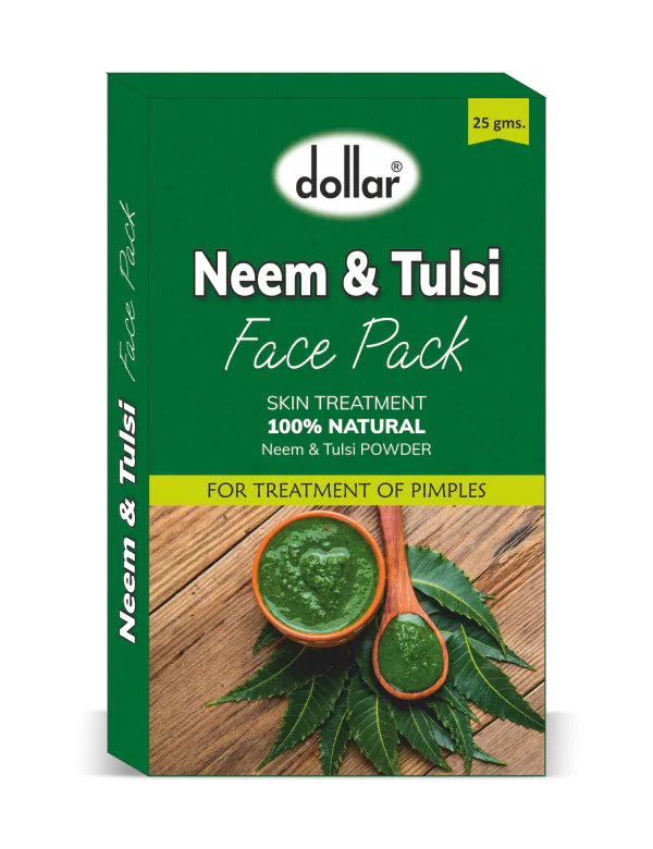 DOLLAR NEEM TULSI FACE PACK WITH ROSE WATER - JioMart