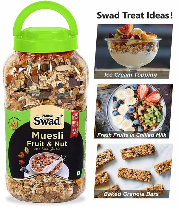 Swad Fruit Balls & Muesli Fruit & Nut (Wholegrain Fruit Loop Breakfast ...
