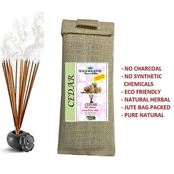 Suvasane Agarwood Natural Herbal Cedar Sticks 72 Sticks - JioMart