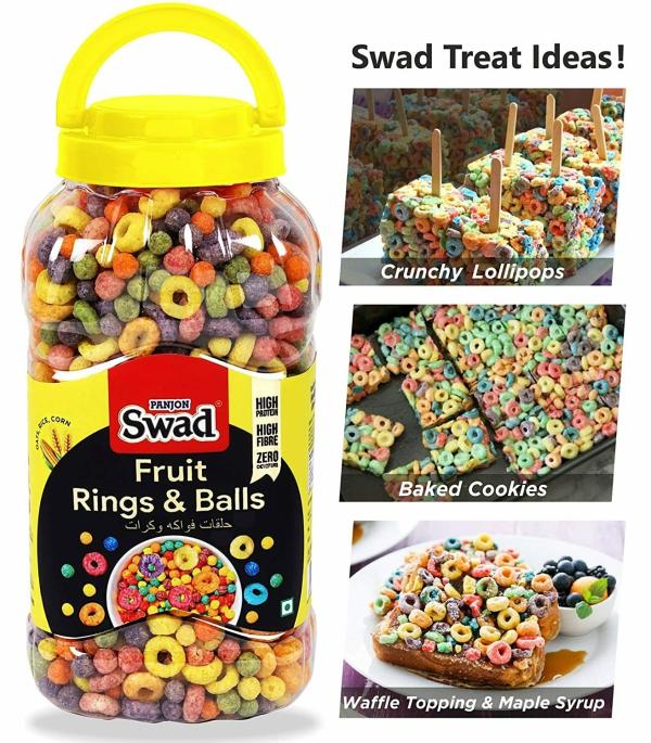 Swad Breakfast Cereal Choco Magic Stars & Fruit Rings N Balls ...