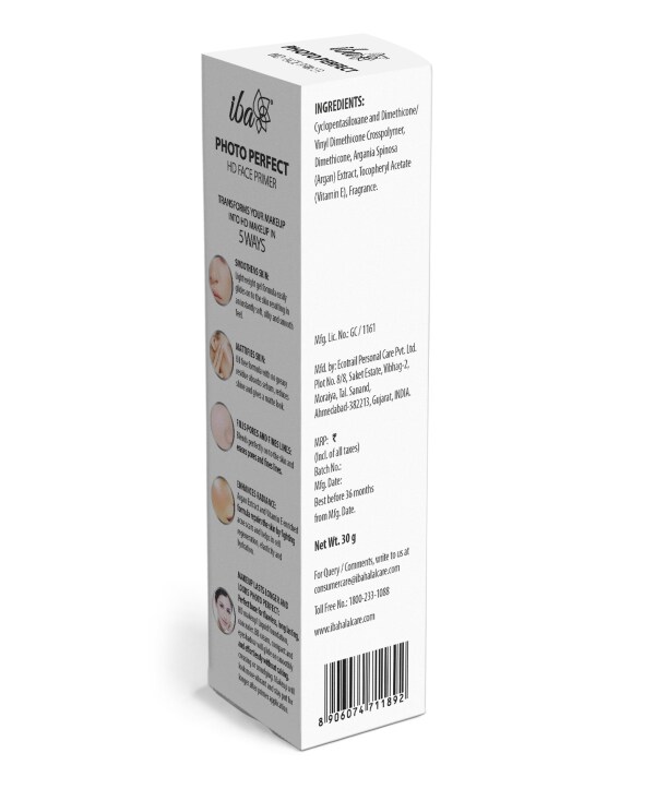 Iba Photo Perfect Hd Face Primer, Transparent, 35g - JioMart