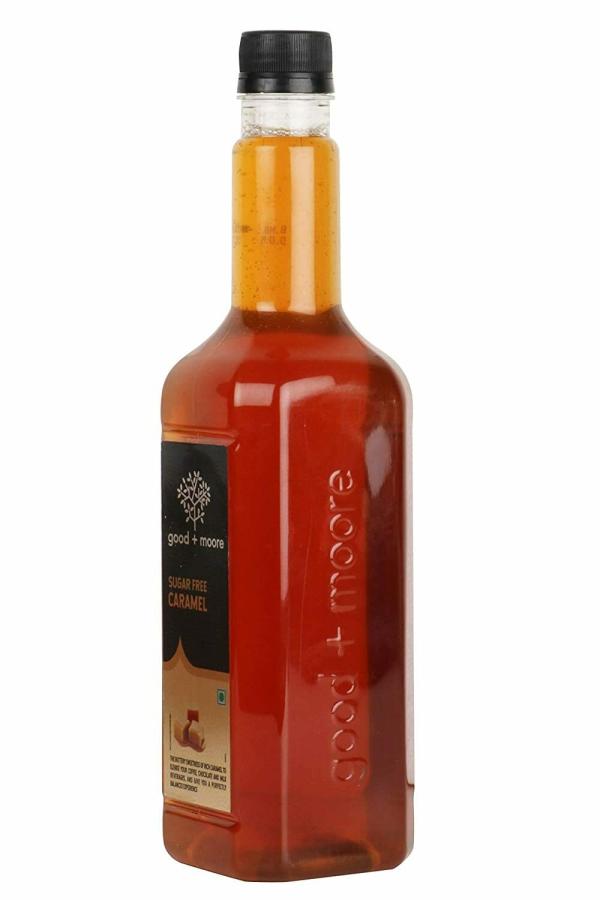 GOOD+MOORE Sugar-Free Caramel Syrup Great for Desserts, Coffee, and ...
