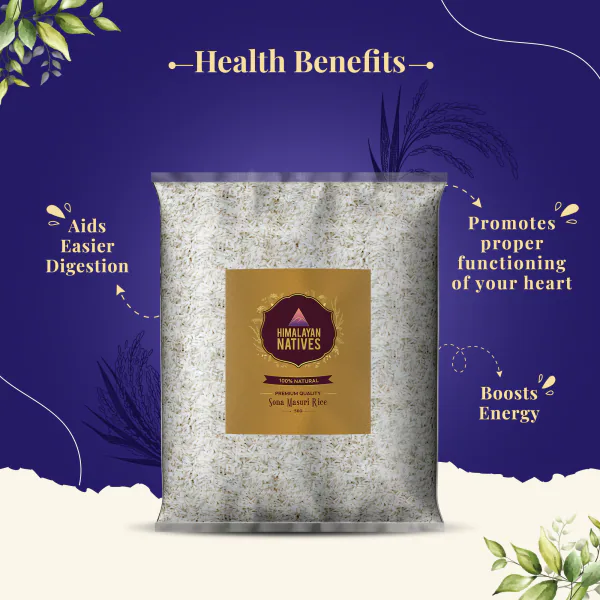 Himalayan Natives Premium Sona Masuri White Rice - 5KG (Pack of 2 ...