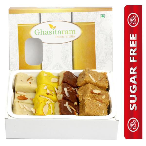 Jaiccha Ghasitaram Sweets-Sugarfree Assorted Mawa Barfis (200 gms ...