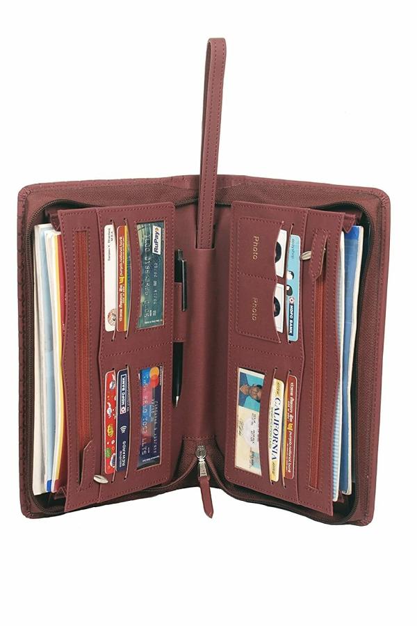 Sukeshcraft Multiple Cheque Book Holder | Original PU Holds Upto 8 ...