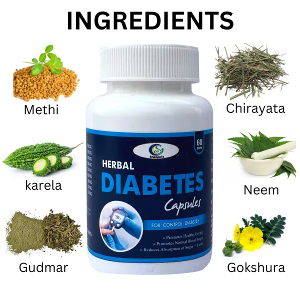 Sheopal's Herbal Diabetic Care Sugar Control Capsule | Ayurvedic ...