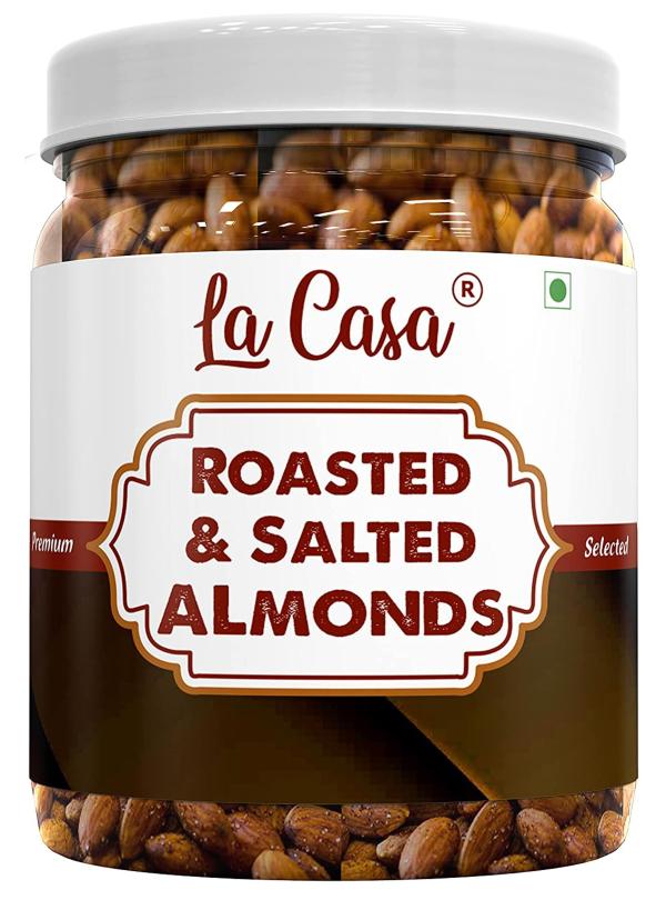 La Casa Roasted And Salted Almonds 250 Gm - JioMart