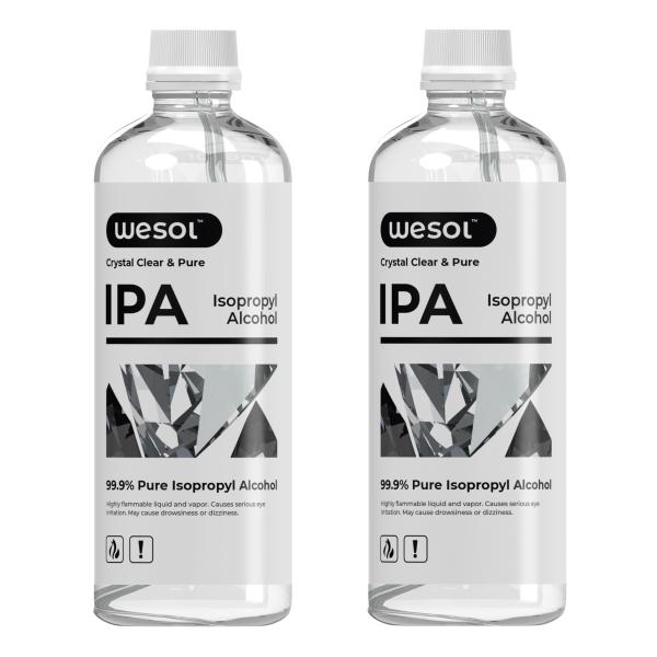 Wesol Ipa Isopropyl Alcohol 500 Ml(Pack Of 2) - JioMart