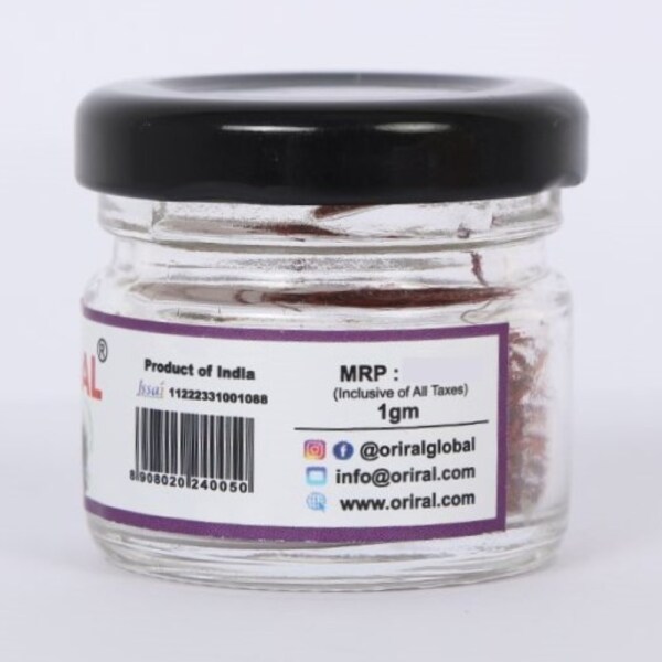 Original Kashmiri Mogra Kesar -3G| Kashmir Whole Saffron- Grade A+ ...