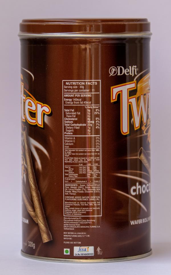 Delfi Twister Choco Wafer Rolls with Cream 320 Gm - JioMart