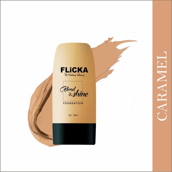 FLiCKA Blend & Shine Liquid Foundation With Spf for Womens and Girls ...
