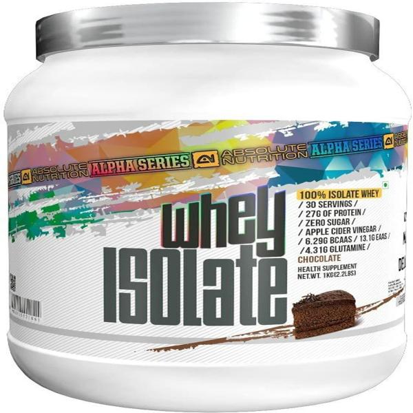ABSOLUTE NUTRITION ALPHA SERIES WHEY ISOLATE Whey Protein (1 kg ...