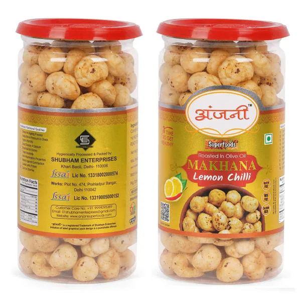 Anjani Lemon Chilli Roasted Makhana 70 g - JioMart