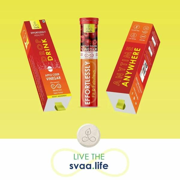 svaa.life World’s First Apple Cider Vinegar (ACV) Effervescent Tablets ...
