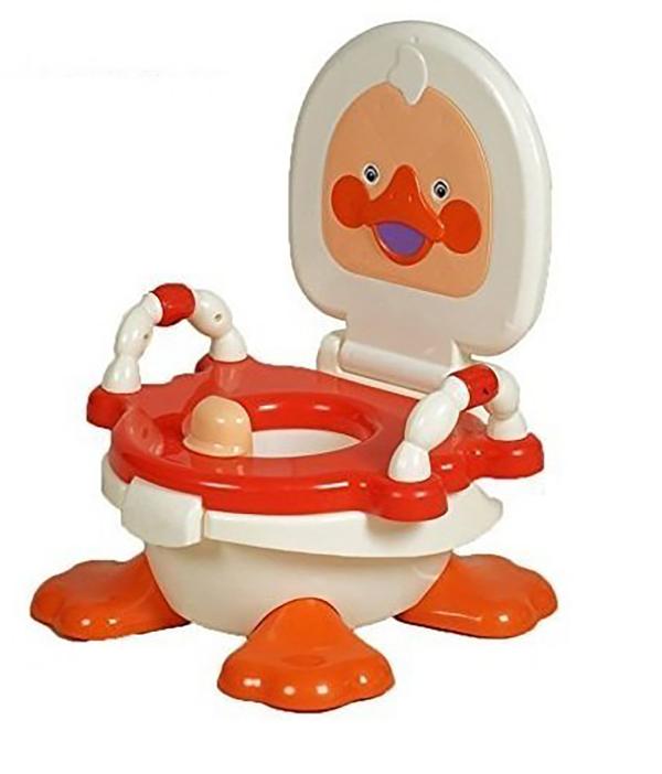 Goyal's Duck Shape Potty Training Seat with Removable Bowl and Closable ...