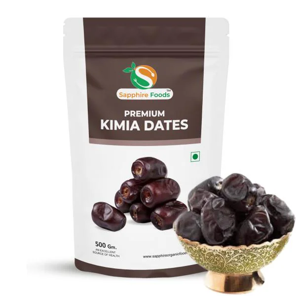 Organic Sapphire Foods Premium Kimia Zahidi Dates Dates 500gm - JioMart