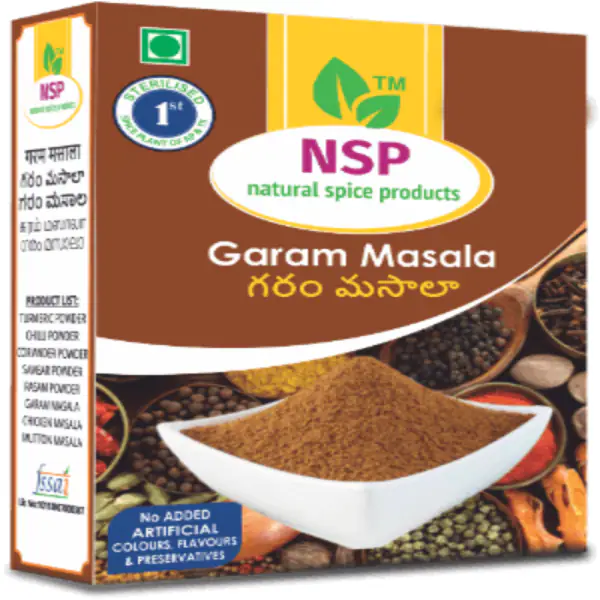 Nsp Garam Masala -Box Pack 50gm*12 (pack of 12) - JioMart