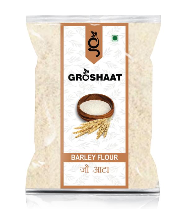 Groshaat Best Quality Jau Atta- 5Kg (Packing) Barley Flour (5000 g ...
