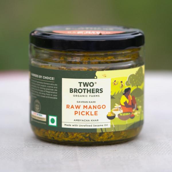 Two Brothers Organic Farms Raw Mango Pickle 300G - JioMart