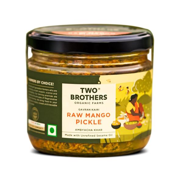 Two Brothers Organic Farms Raw Mango Pickle 300G - JioMart
