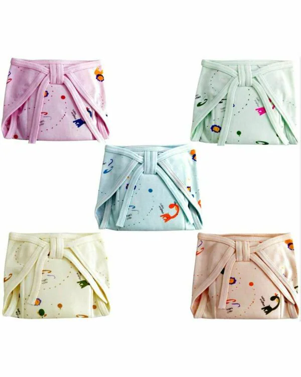 Superminis Multicolor Cotton Baby Nappies Random Printed, Reusable ...