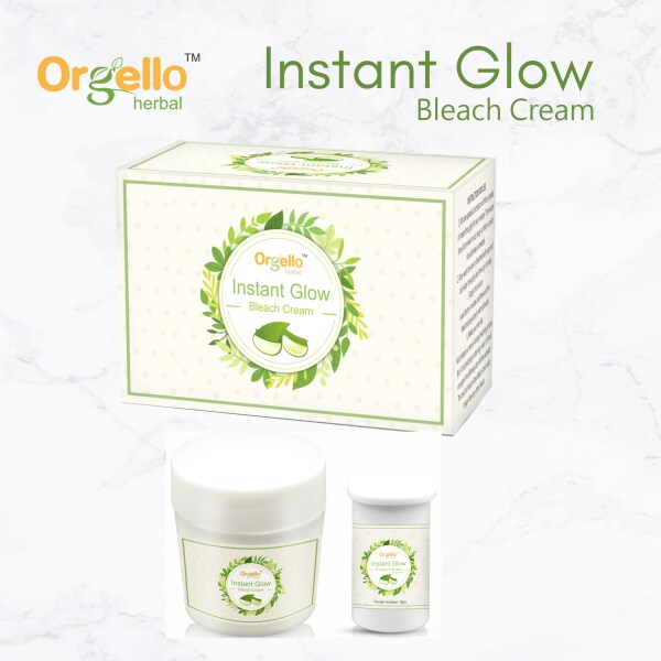Orgello Herbal Instant Glow Bleach for All Type Skin, Face - 40gm - JioMart