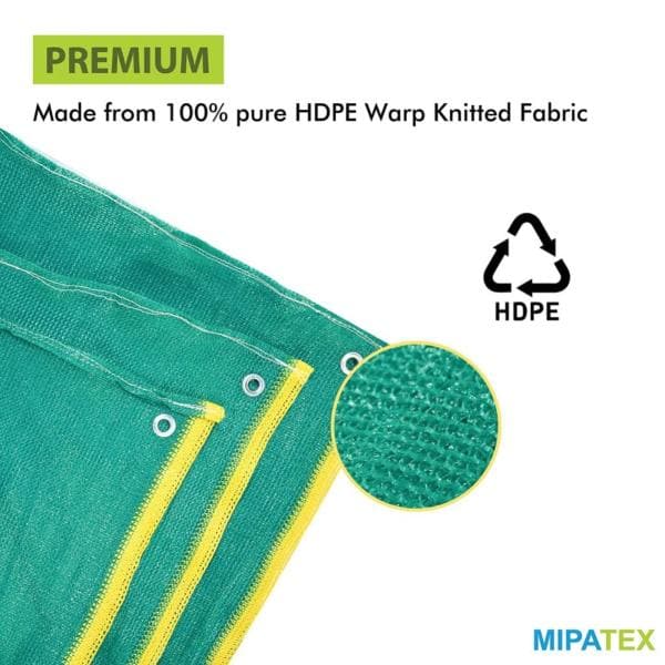 MIPATEX 65 GSM HDPE Green House Garden Sunlight Protection Cloth 1.5 x ...