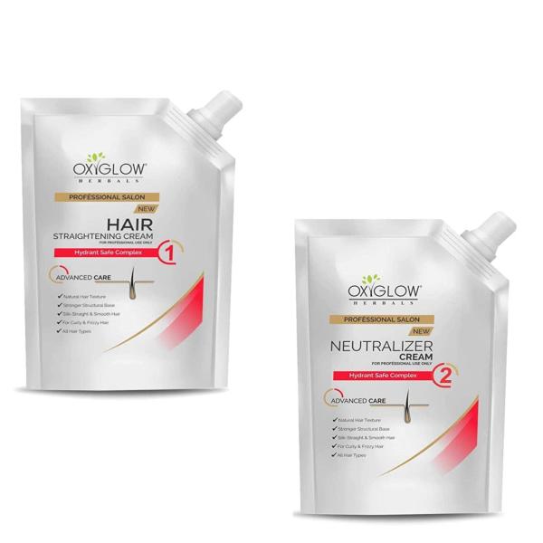 Oxyglow Herbals Professional Hair Straightener 500G And Hair ...