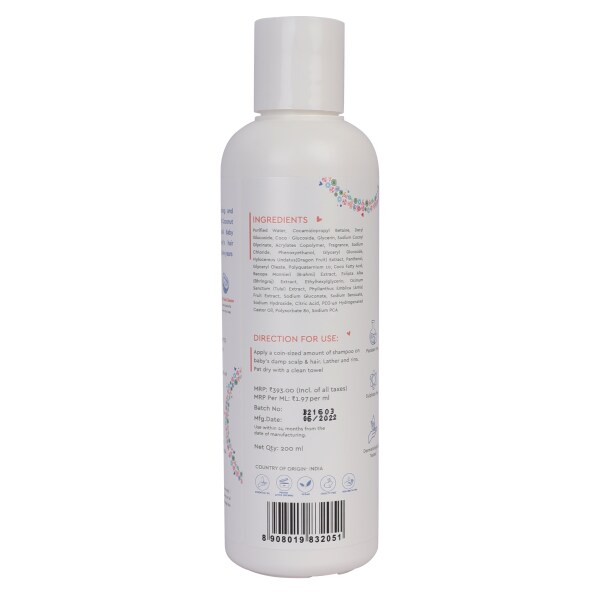 Mamily Natural Baby Shampoo with Dragon Fruit, Extract Derma Tested ...