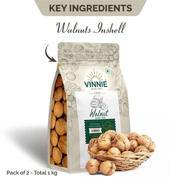 VINNIE WALNUT JUMBO 500 GM PACK OF 2 - JioMart