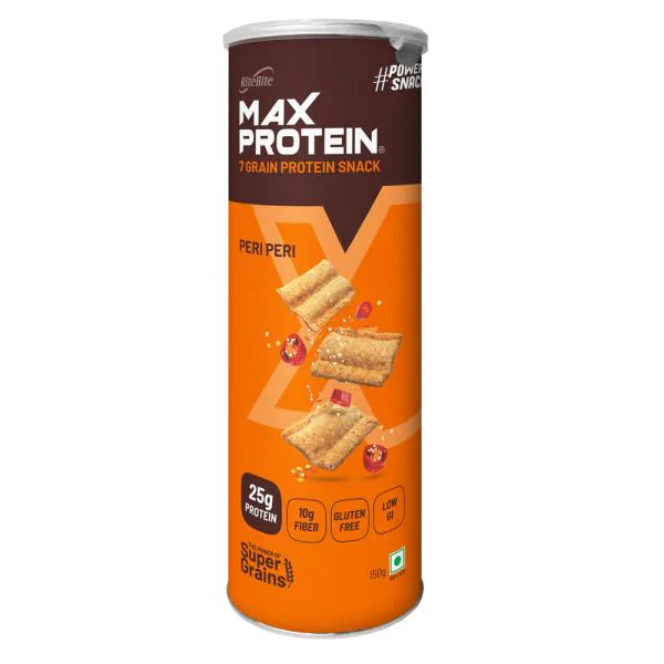 Max Protein Peri Peri Protein Chips, Pack of 3 150g each - JioMart