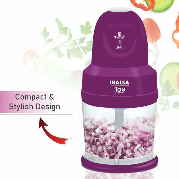 Inalsa Joy-250 Watts Electric Chopper with Copper Motor, Chop, Mince ...