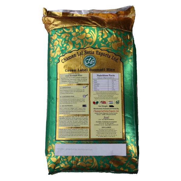 Maharani Green Label Basmati rice 30 Kg. Long Grain Basmati Rice - JioMart
