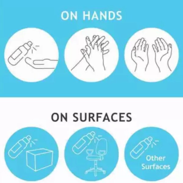 ODA FEELPURE HAND SANITIZER ETHYL ALCOHOL 70% SPRAY 500ML - JioMart