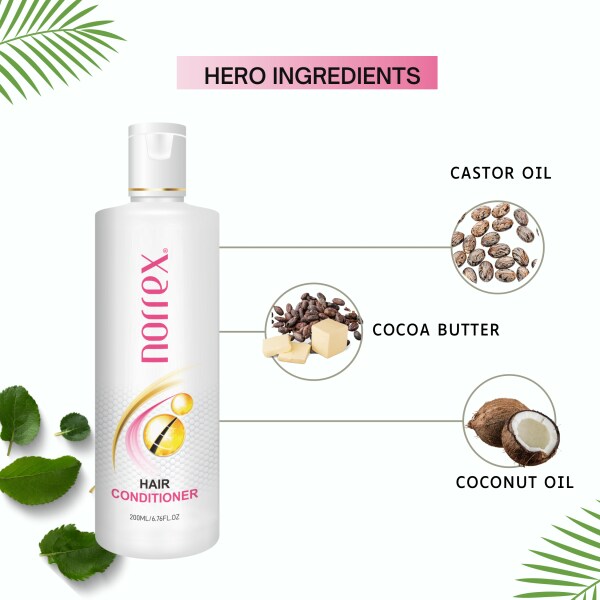 Norrex Combo Anti Dandruff Shampoo and Hair Conditioner (200 ml) - JioMart