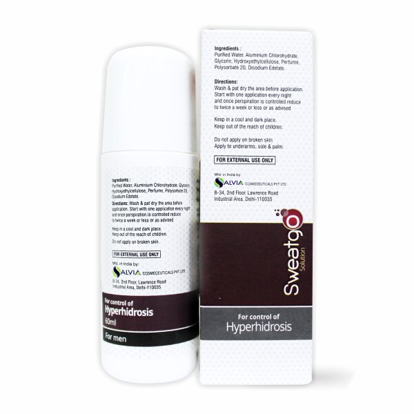 Salve Sweatgo Anti Perspirant Freshness, Hyperhidrosis Sweat Free ...