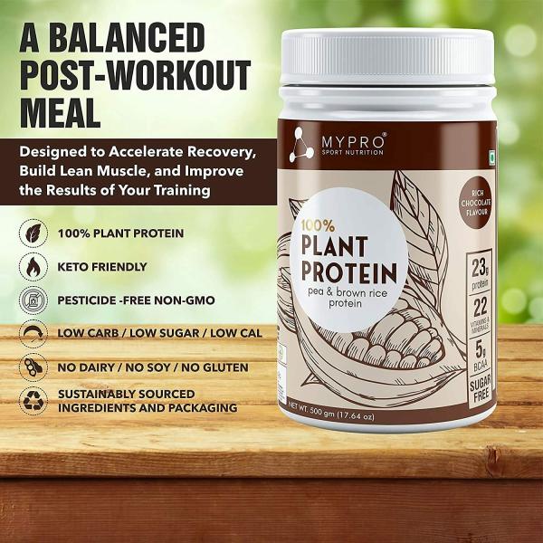 MYPRO Sport Nutrition Plant Based Protein protein Powder 1 Kg - JioMart